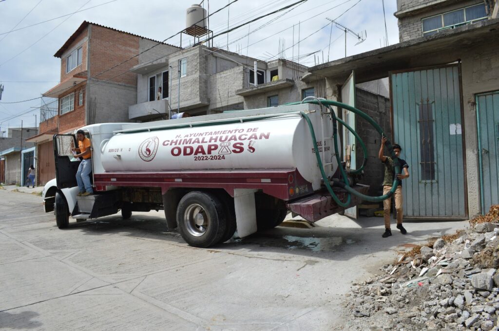 ODAPAS CHIMALHUACÁN ENTREGÓ 180 MIL METROS CÚBICOS DE AGUA POTABLE EN ...